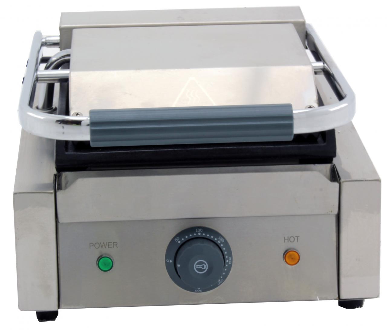 Cater-Cook CK8015 Single Contact Grill - Ribbed Top Flat Bottom ...