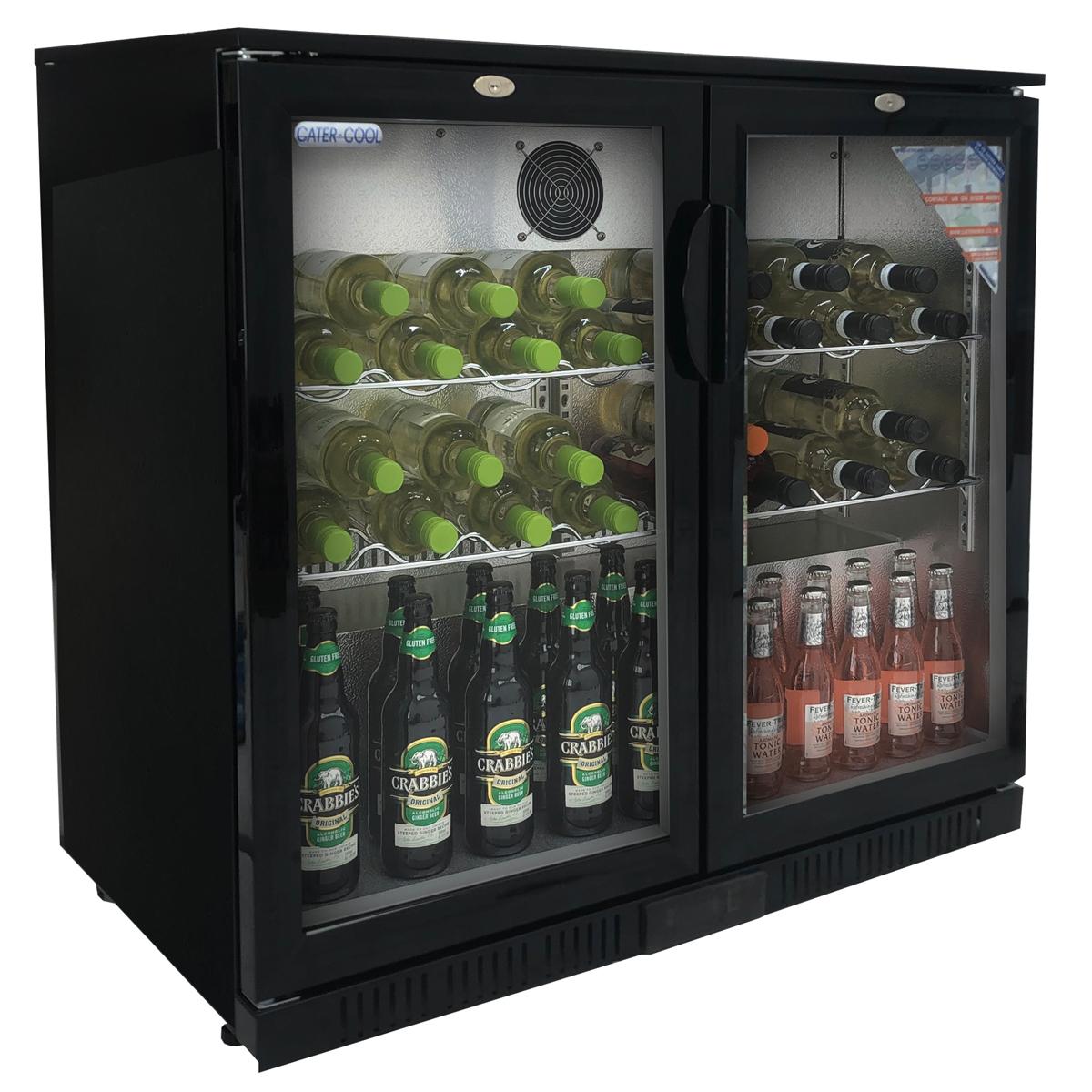 Cater-Cool CK0501LED Double Door Hinged Bottle Cooler - LED Lighting