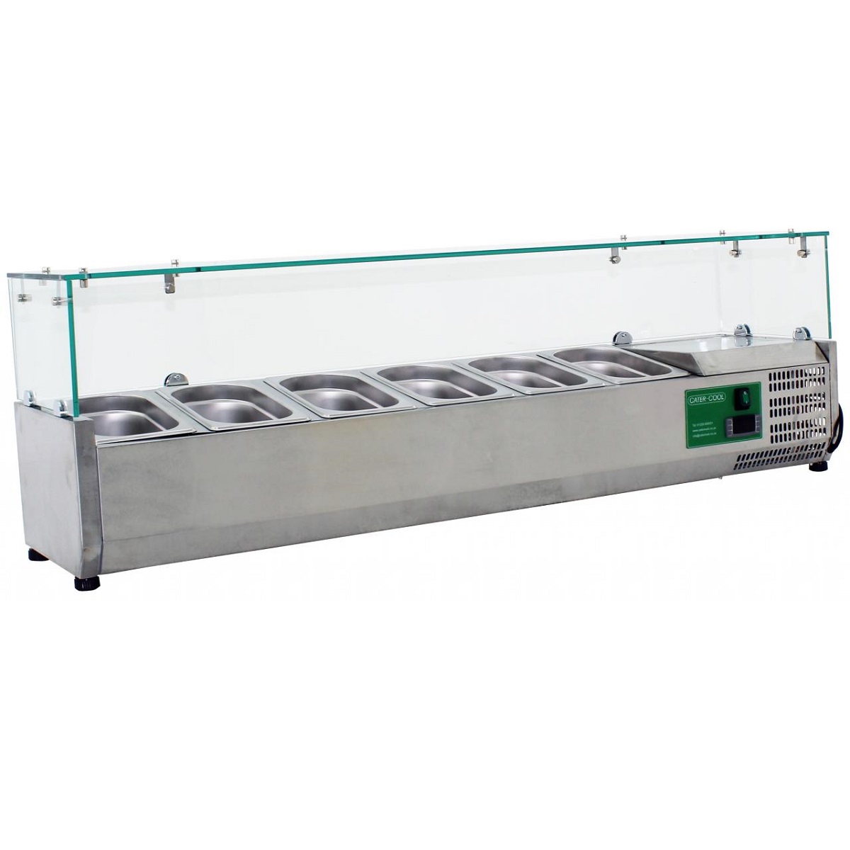 Cater-Cool CK1400TU Commercial Refrigerated Topping Unit - 6 x 1/4GN ...