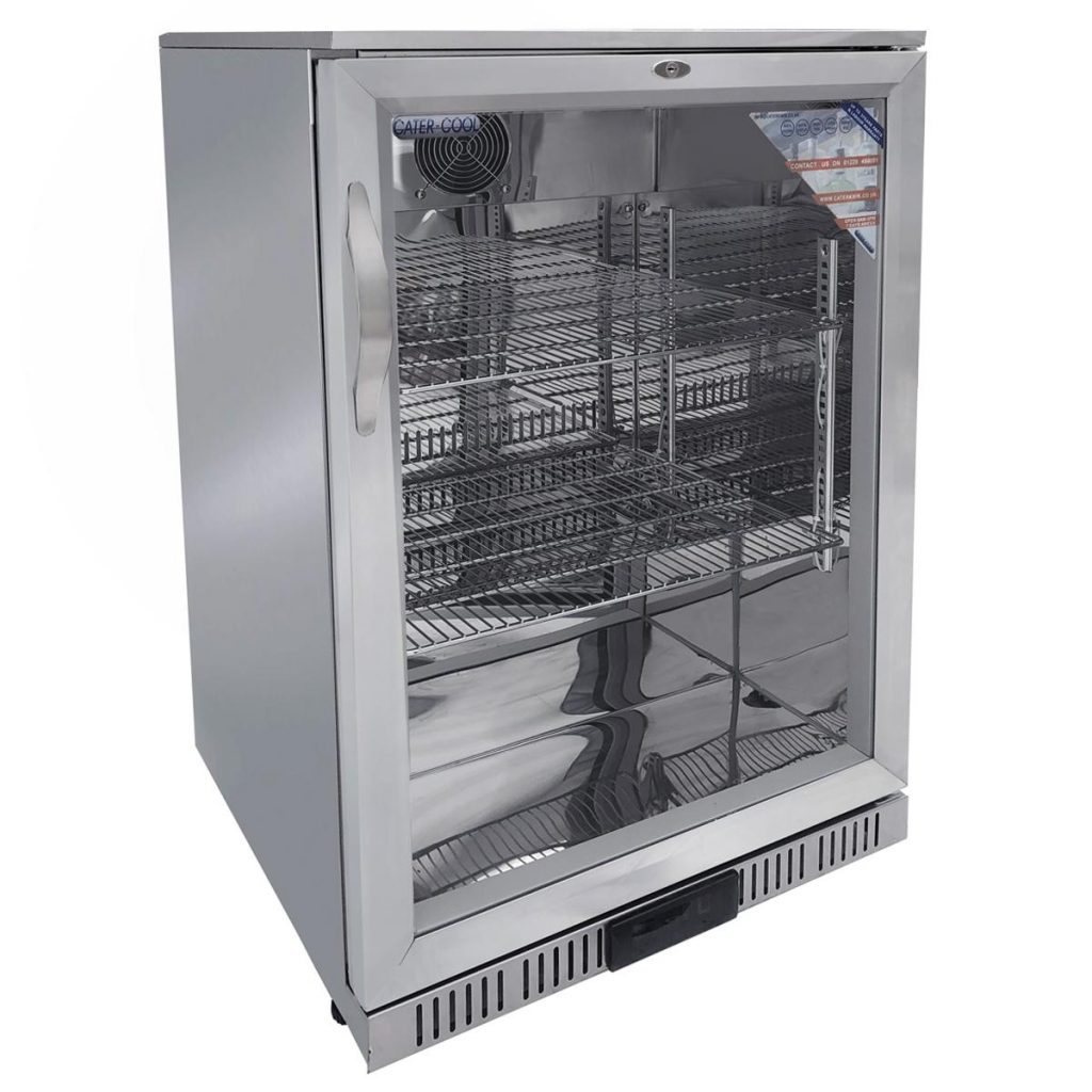 Cater-Cool CK3500LED Single Door Stainless Steel Bottle Cooler