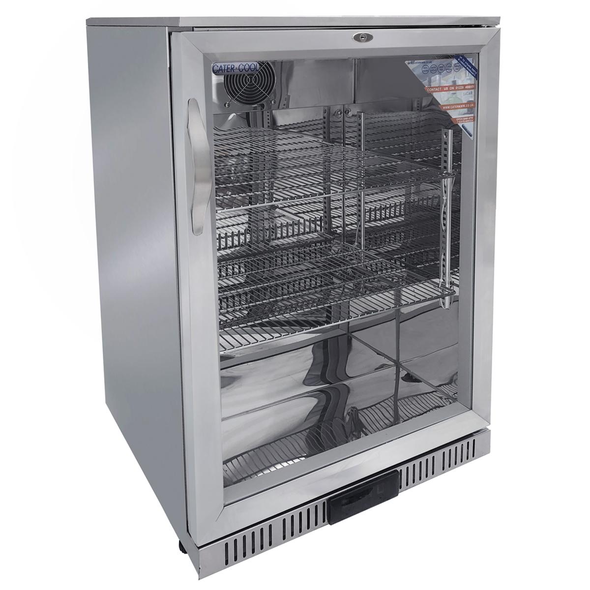 Cater-Cool CK3500LED Single Door Stainless Steel Bottle Cooler