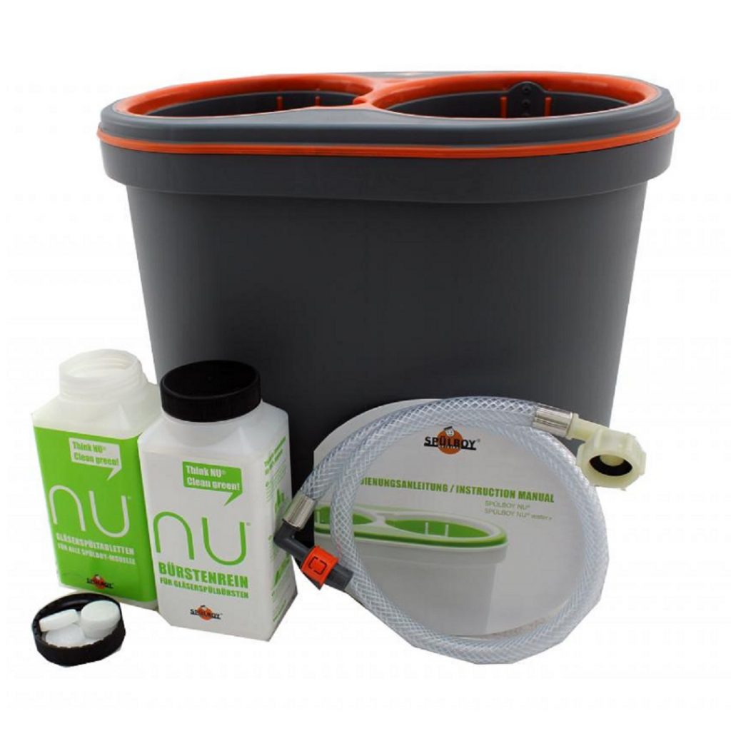 Spülboy NU Glasswasher with Sanitiser & Detergent Tablets - CK0618