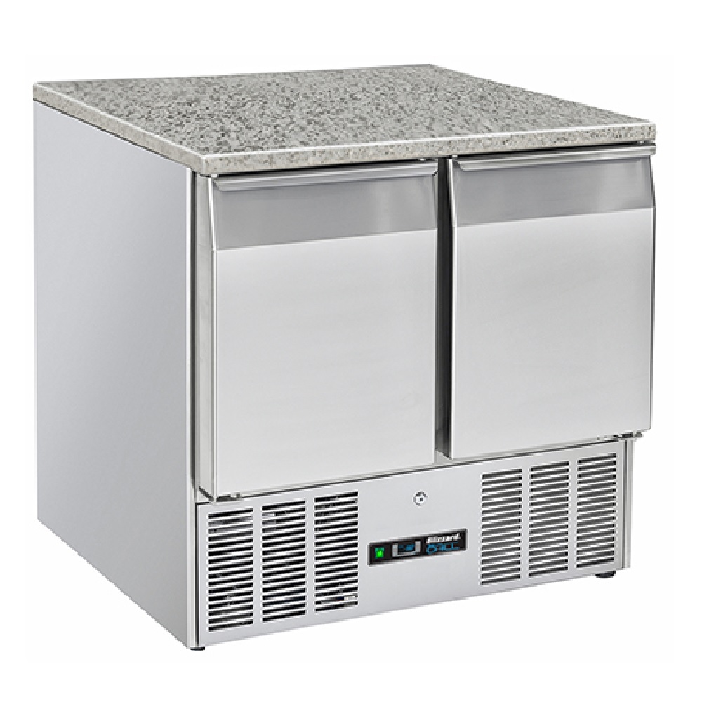 Blizzard BCC2-GR-TOP 2 Door Compact Gastronorm Granite Worktop Prep ...