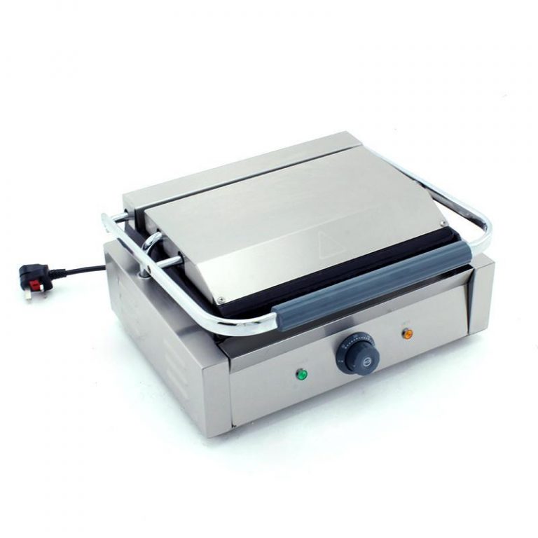 Cater-Cook CK8112 Large Single Contact Grill - Ribbed Top, Flat Bottom ...