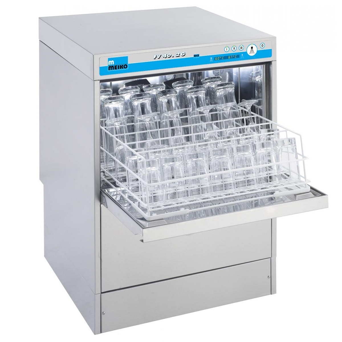 Meiko FV40.2G-GiO Undercounter Glass or Dishwasher with Integral ...