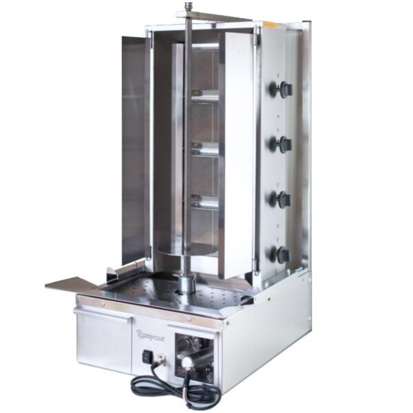 Easy-Cut 4-Burner Gas Kebab Machine - Includes Easy-Cut Electric Kebab ...