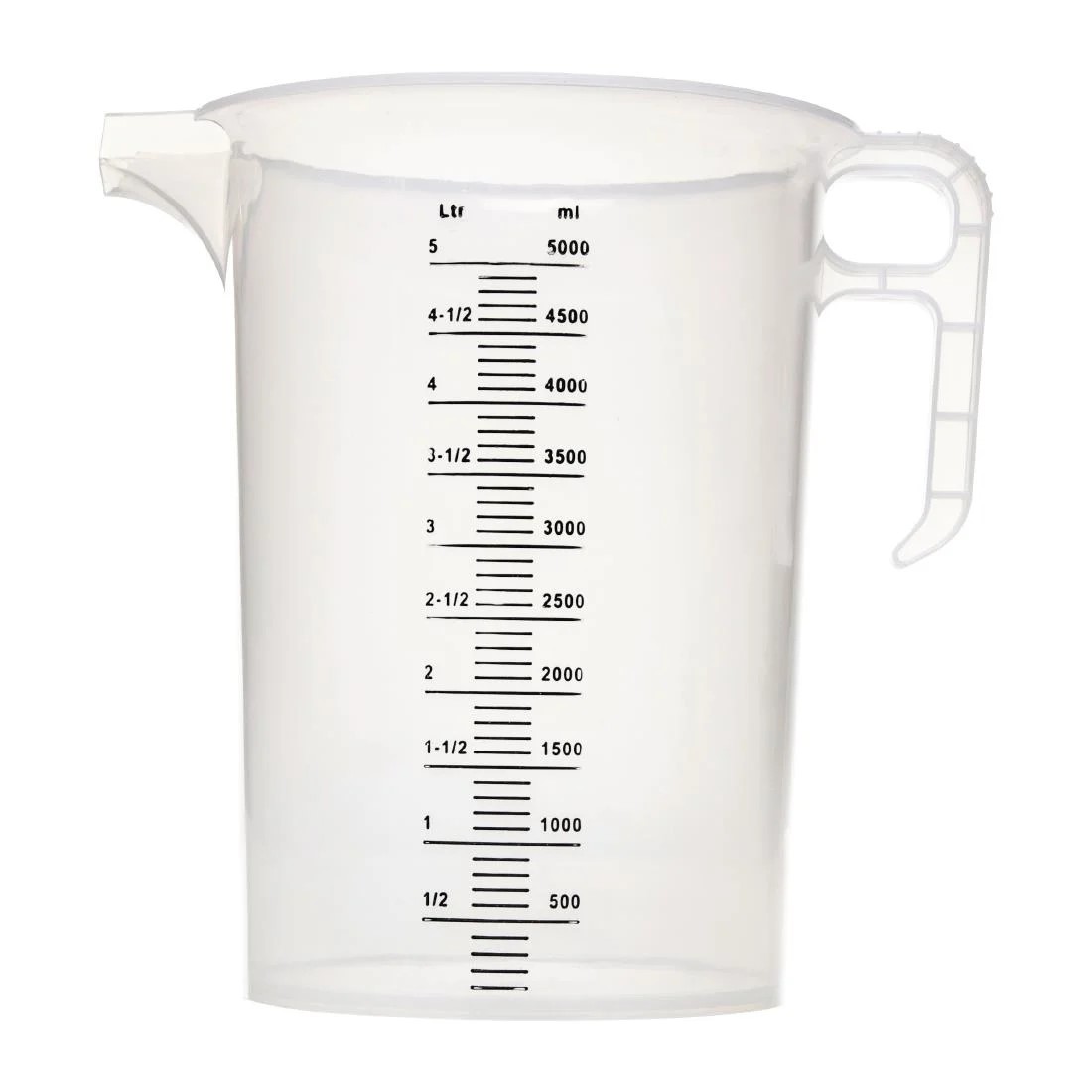 Pro-Measures Polypropylene Measuring Jug 5Ltr - FD329 - Caterkwik Ireland