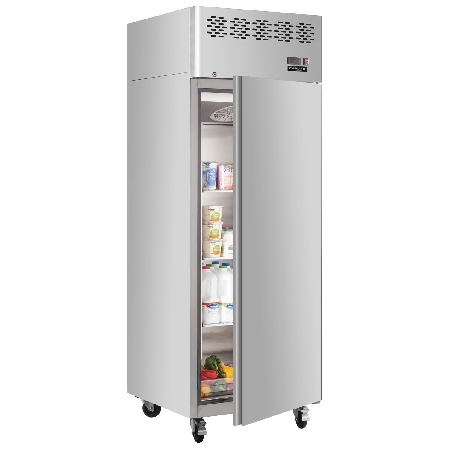 Interlevin CAR650 Gastronorm Solid Door Refrigerator - Caterkwik Ireland