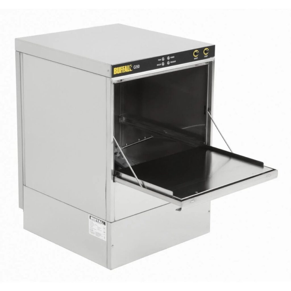 Buffalo Undercounter Glasswasher with Drain Pump 500 x 500mm Baskets ...