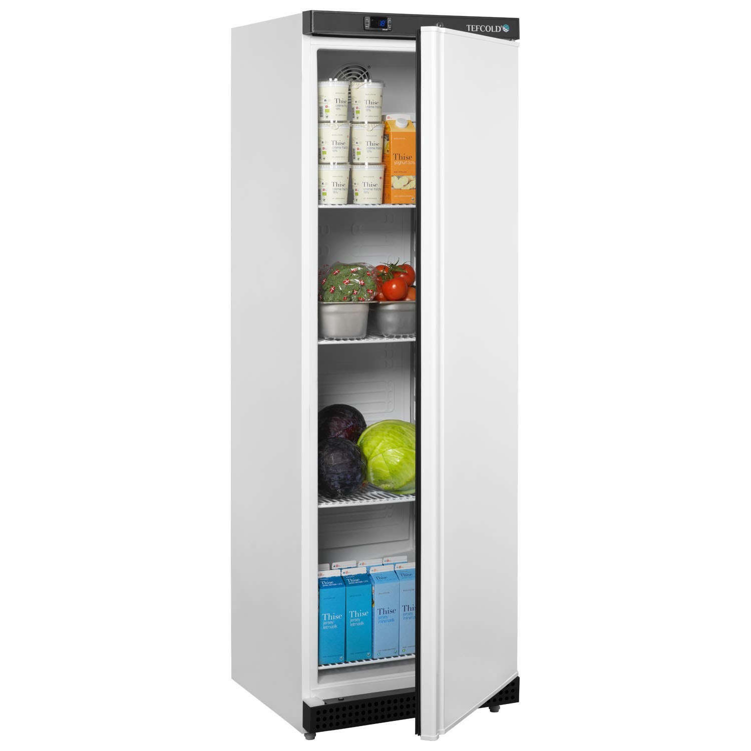 Tefcold UR400 White Solid Door Refrigerator - Caterkwik Ireland