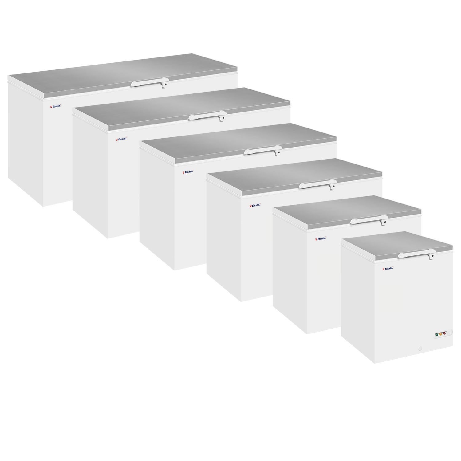 Elcold EL35SS Chest Freezer with Stainless Steel Lid - Caterkwik Ireland