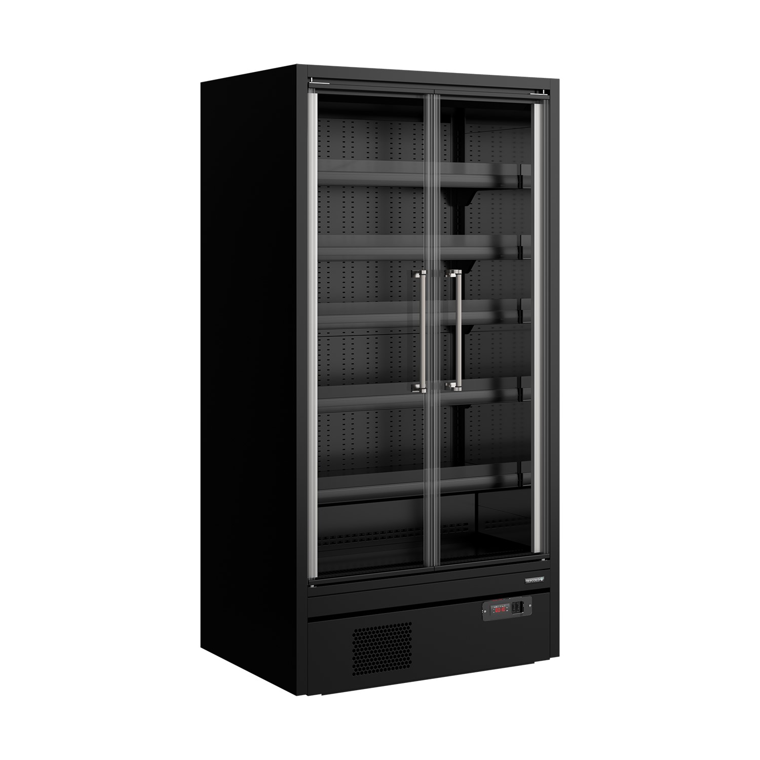 Tefcold Galaxy+ GP10FGD Black Multideck with Doors