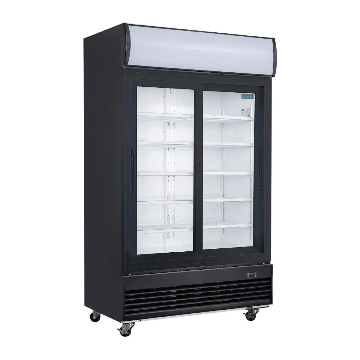 Polar GM814 Upright Sliding Display Fridge - Caterkwik Ireland