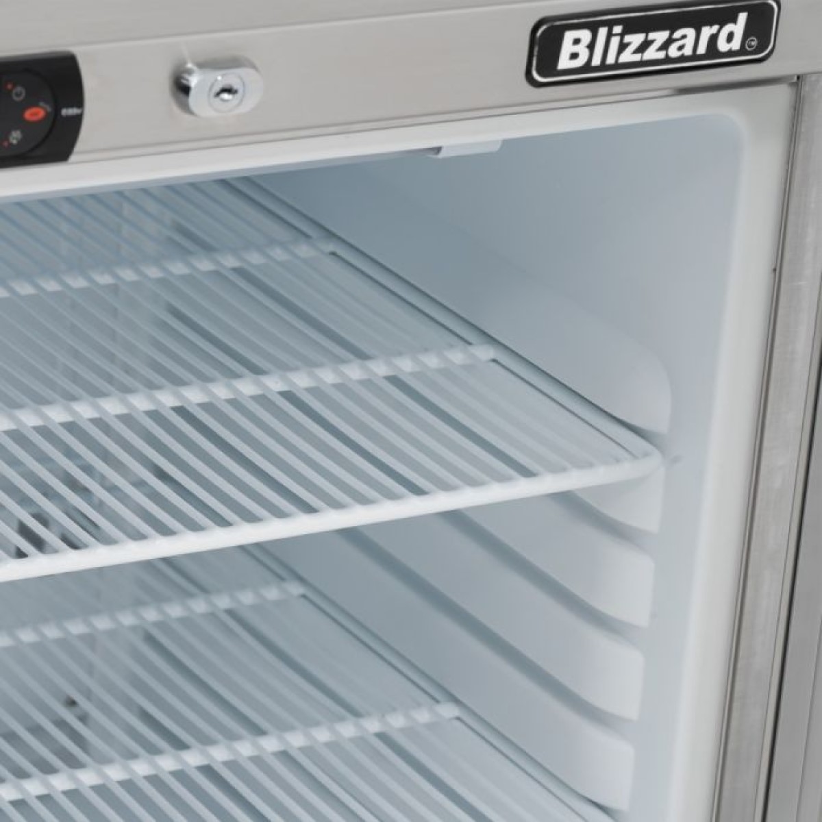 Blizzard UCR140CR Under Counter Glass Door Refrigerator 145L