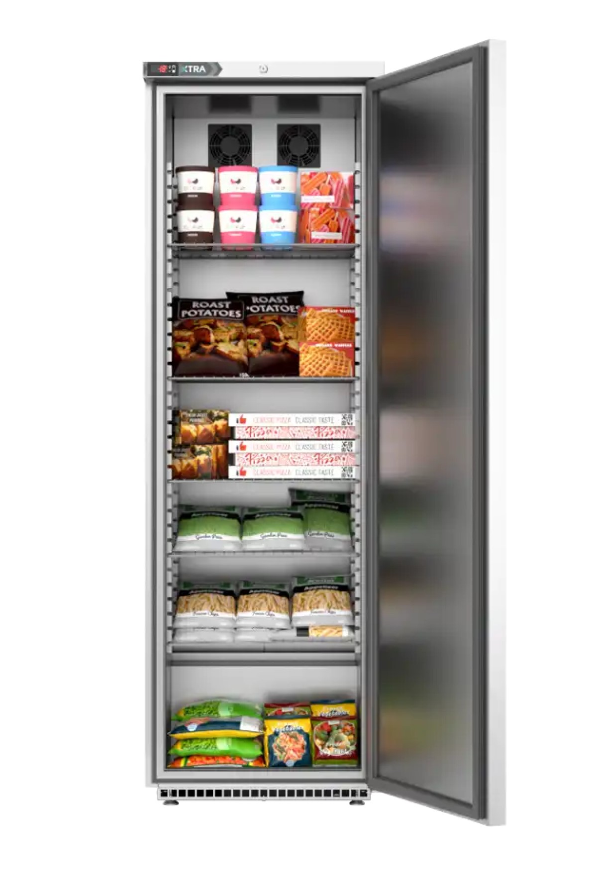 Foster XR415L Stainless Steel 410L Single Door Upright Freezer ...