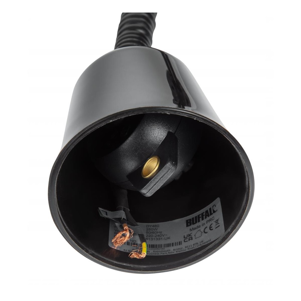 Buffalo DY460 Retractable Dome Heat Shade Copper Finish - Caterkwik Ireland