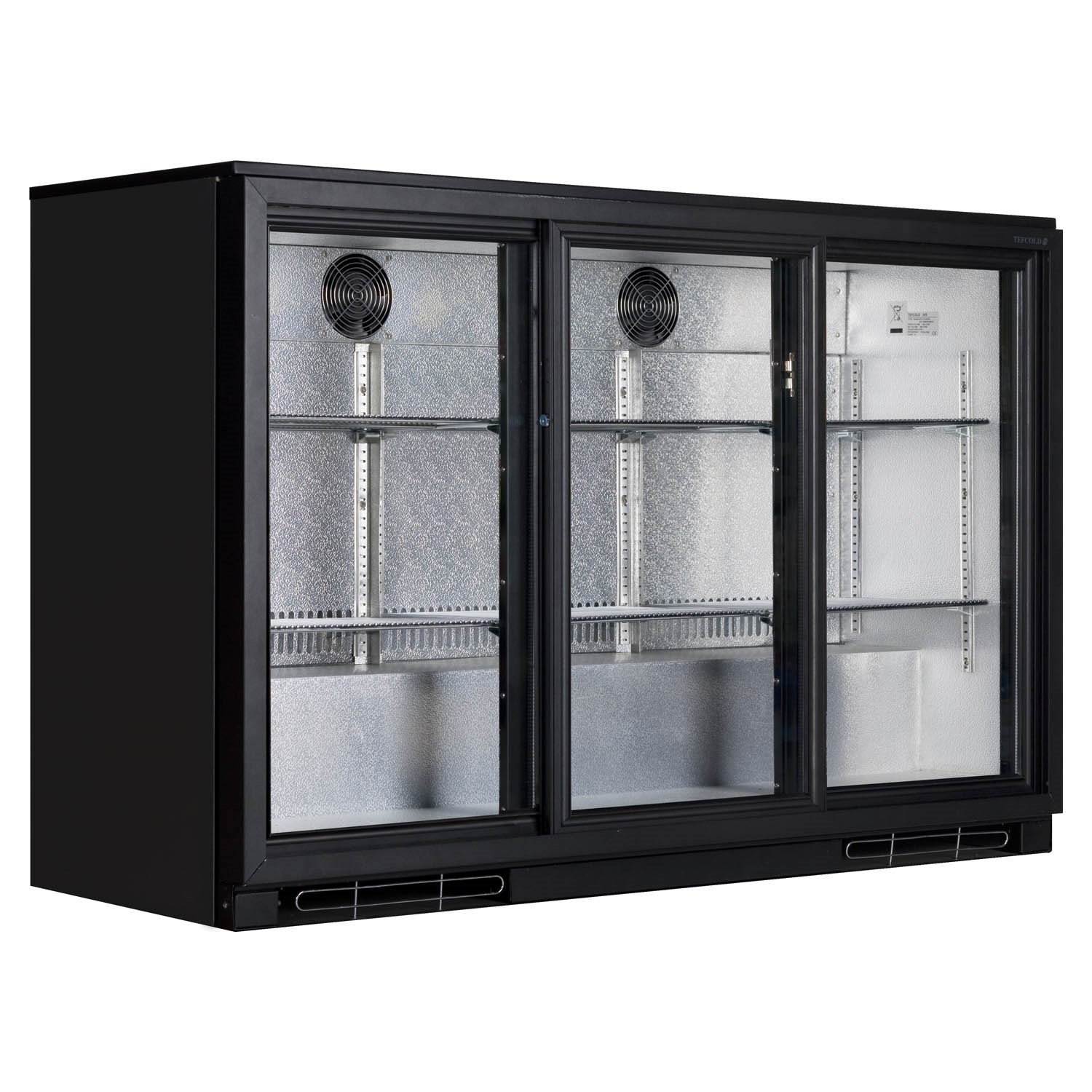 Tefcold BA30S Triple Sliding Door Bottle Cooler - Caterkwik Ireland