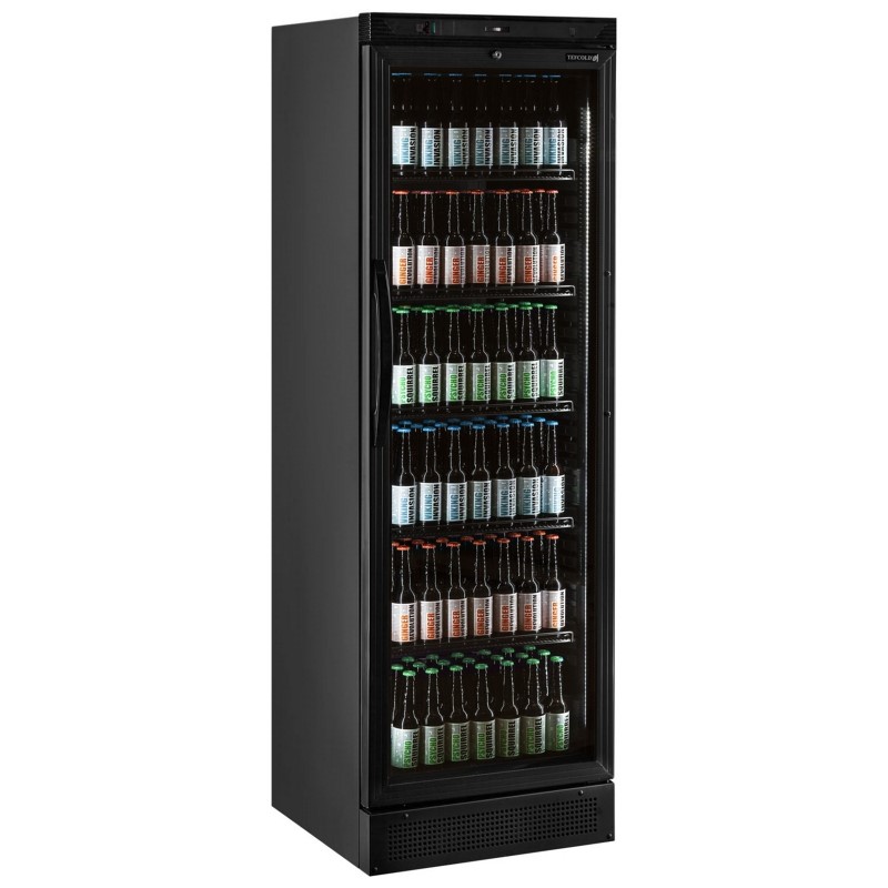 Tefcold CEV425 Black Upright Bottle Cooler - Caterkwik Ireland
