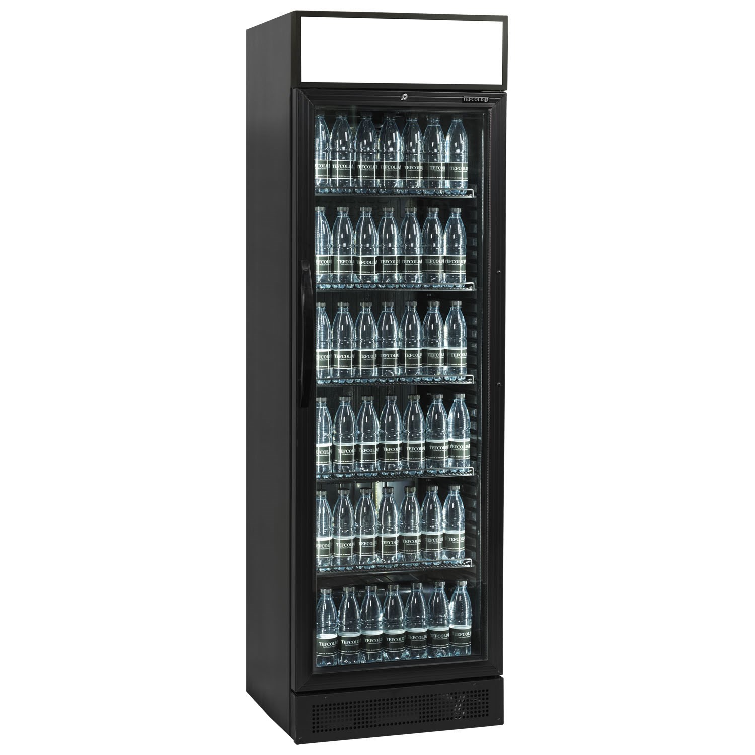 Tefcold CEV425CP Black Upright Bottle Cooler - Caterkwik Ireland