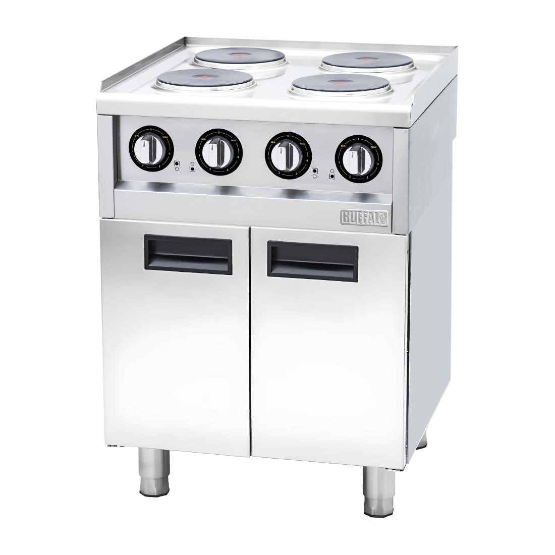 Buffalo CU471 600 Series 4 Ring Electric Hob - Caterkwik Ireland