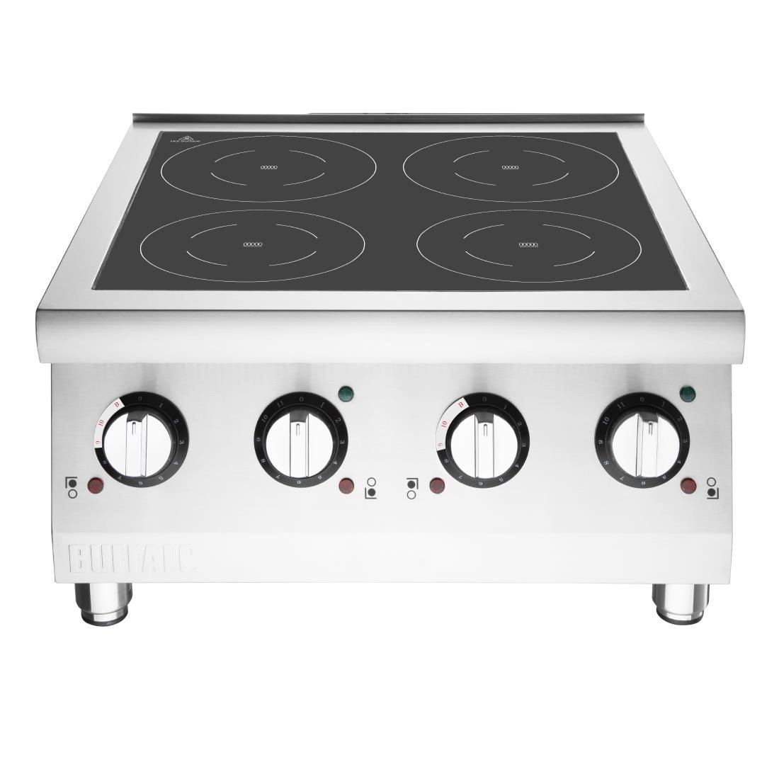 Buffalo CU558 4 Zone Induction Hob 2 x 3kW - Caterkwik Ireland