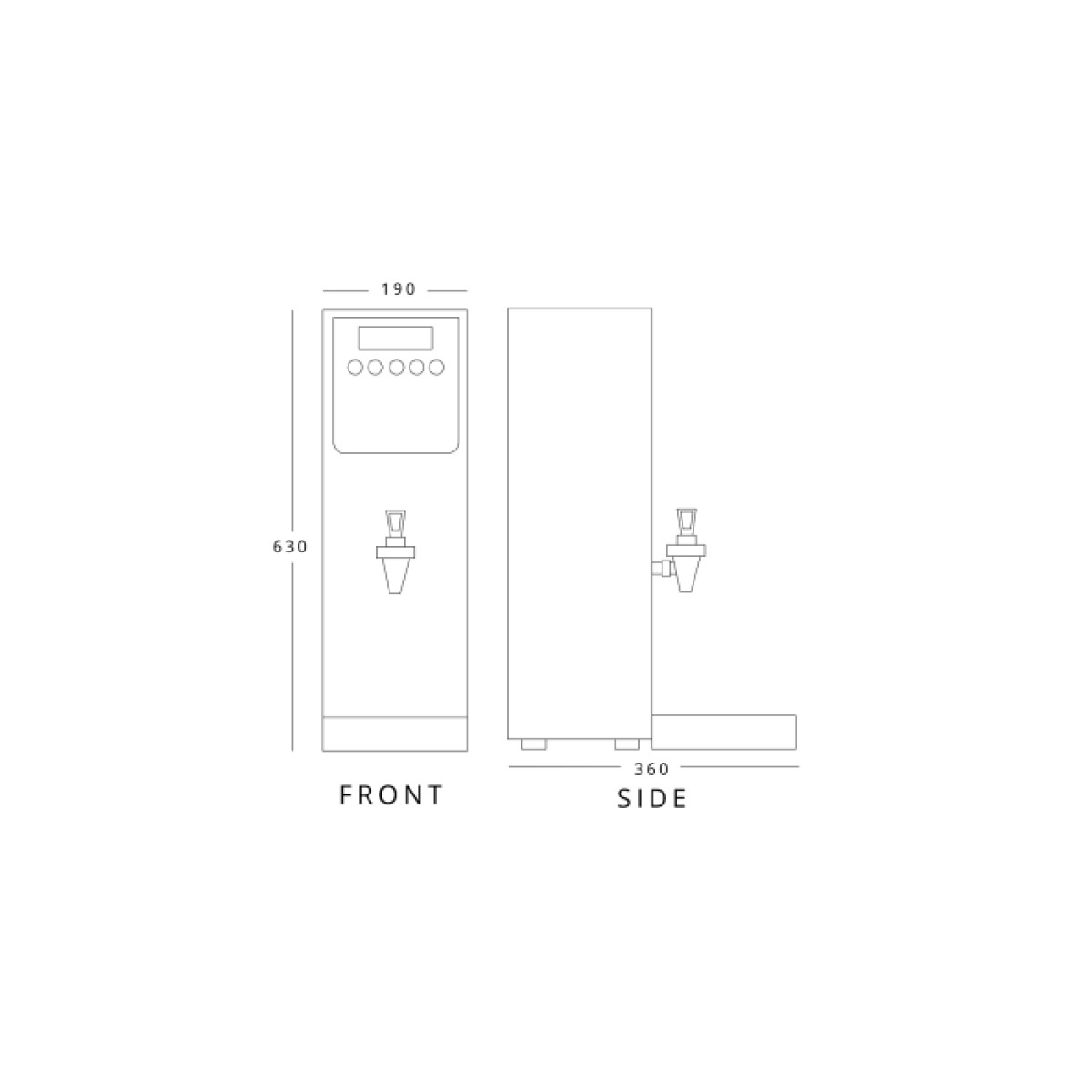 Blizzard AF10 10-Litre Autofill Water Boiler - Caterkwik Ireland