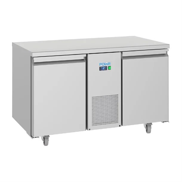 Polar UA070 U-Series Energy Efficient 2 Door Counter Fridge - Caterkwik ...