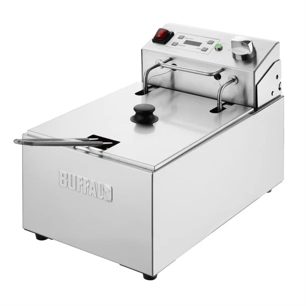 Buffalo CU622 Single Electric Fryer with Timer 5Ltr - Caterkwik Ireland