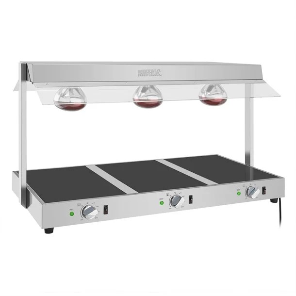 Buffalo HT761 Food Warmer with Gantry 3x GN 1/1 - Caterkwik Ireland