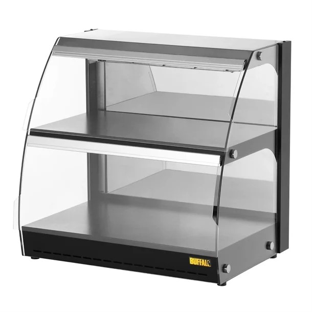 Buffalo HW921 Self-Serve Heated Display Unit with Hinged Doors ...