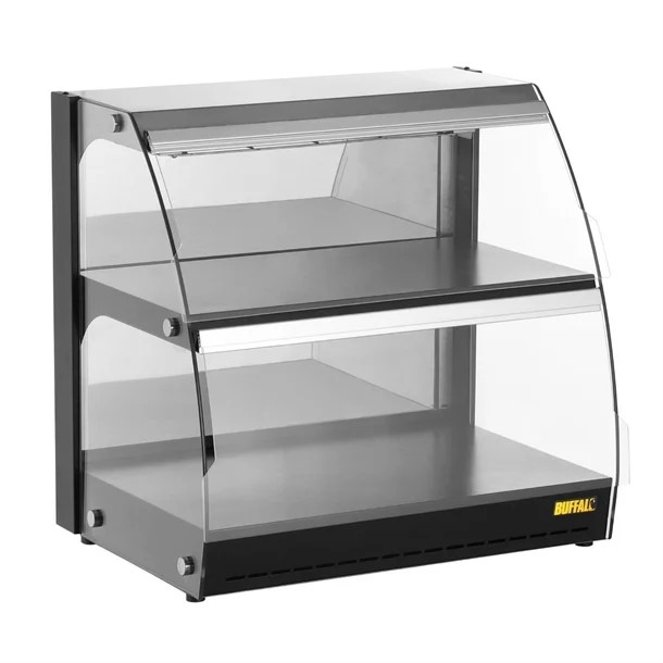 Buffalo HW921 Self-Serve Heated Display Unit with Hinged Doors ...