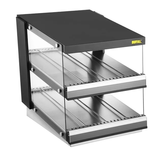 Buffalo HW925 Sloped Chute Food Warmer 2 Shelf - Caterkwik Ireland