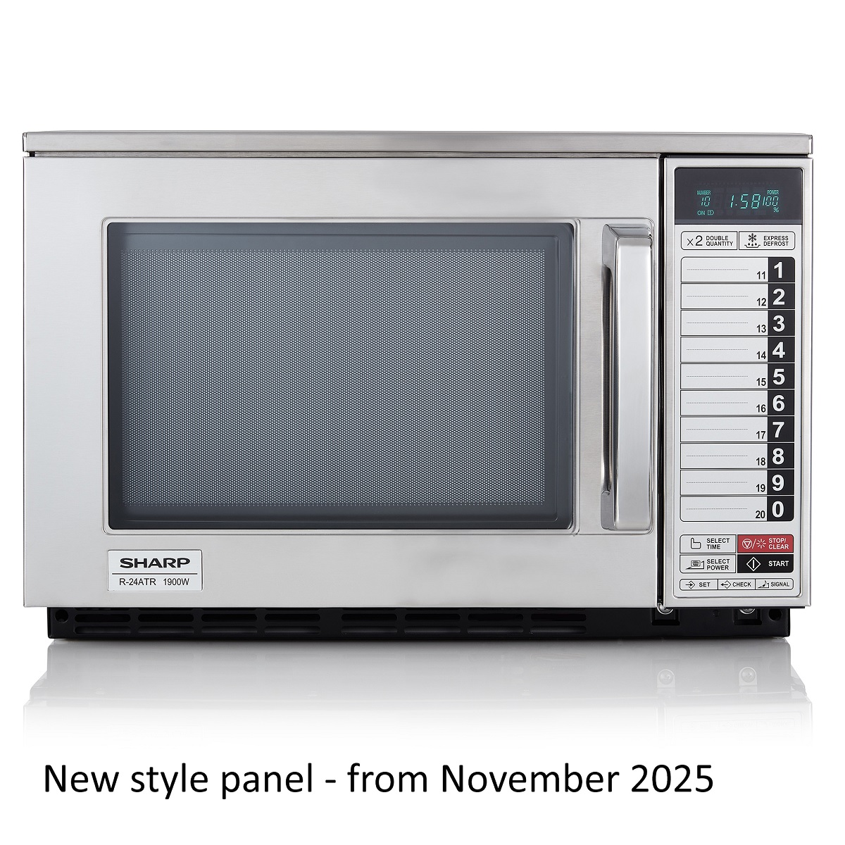 Sharp R24-ATR 1900W Heavy Duty Commercial Microwave - Caterkwik Ireland